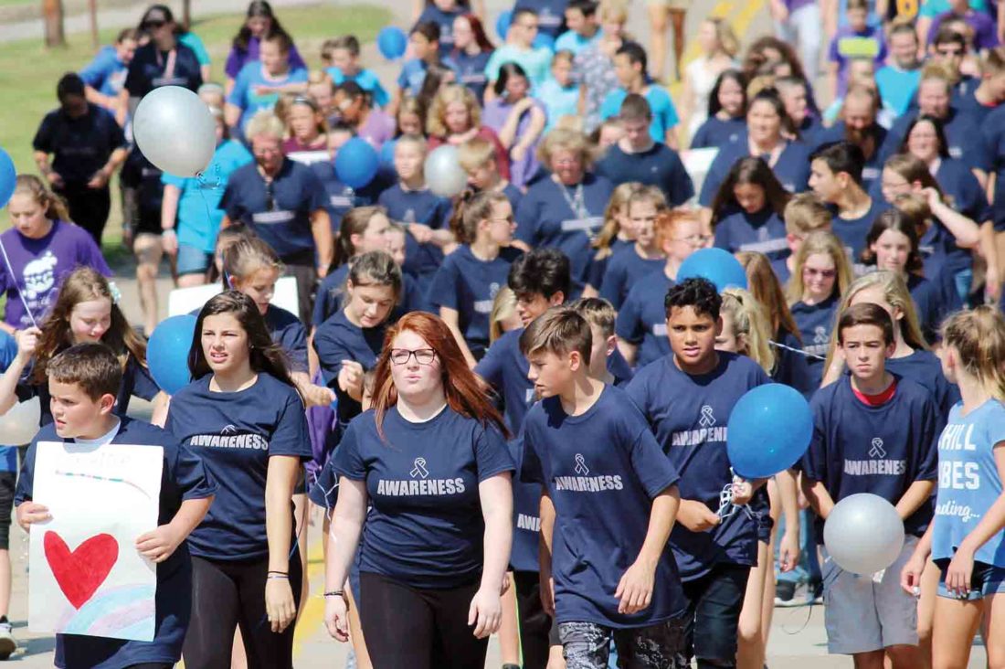 Edison Middle School students walk for suicide awareness | News, Sports ...